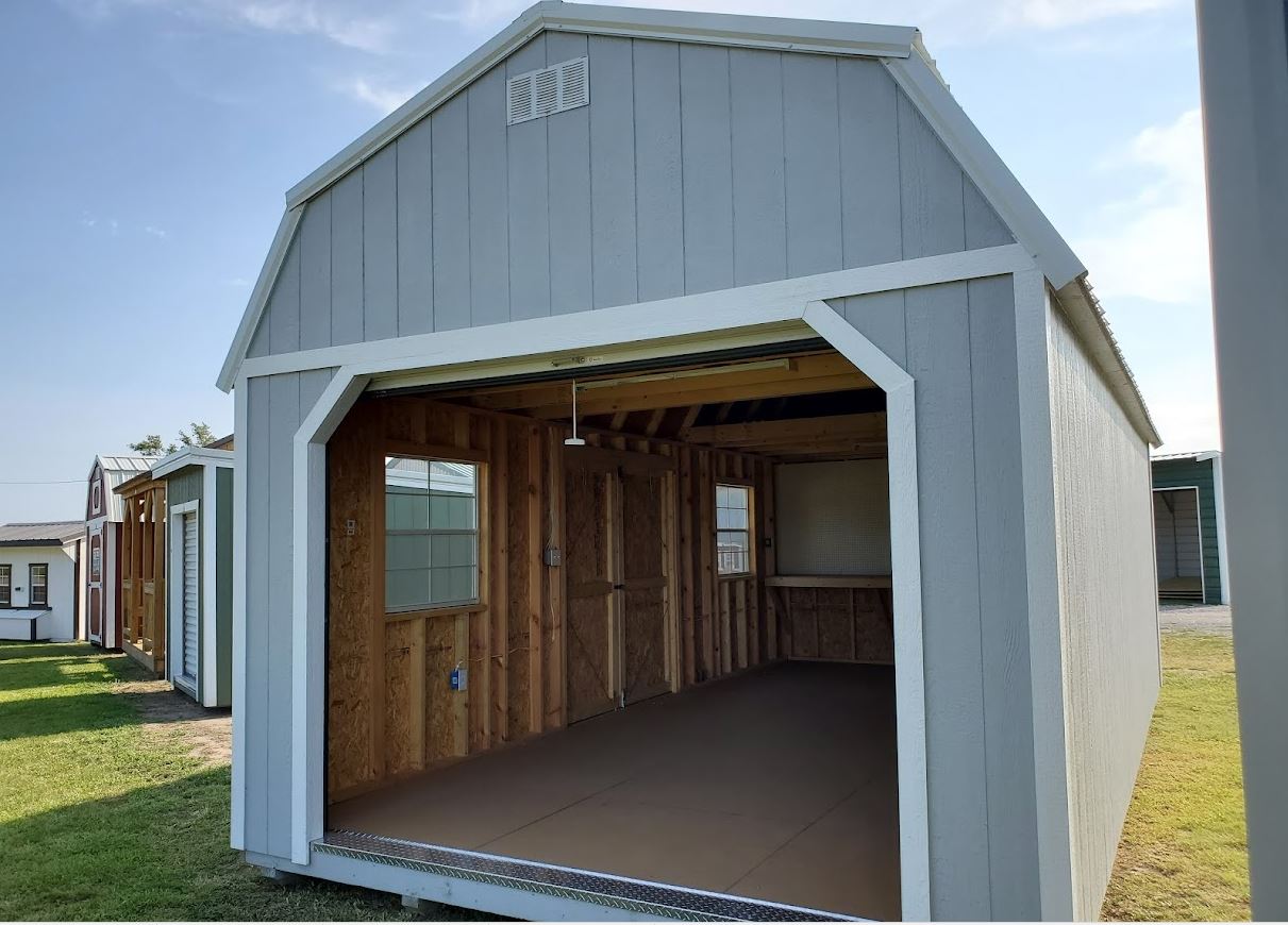 Derksen Lofted Barn Garage, 12'x24' - Projective Fabrication
