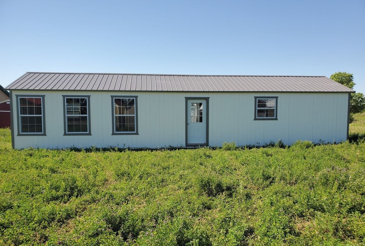 16'x50' Utility Cabin with Transom Dormer - Projective Fabrication