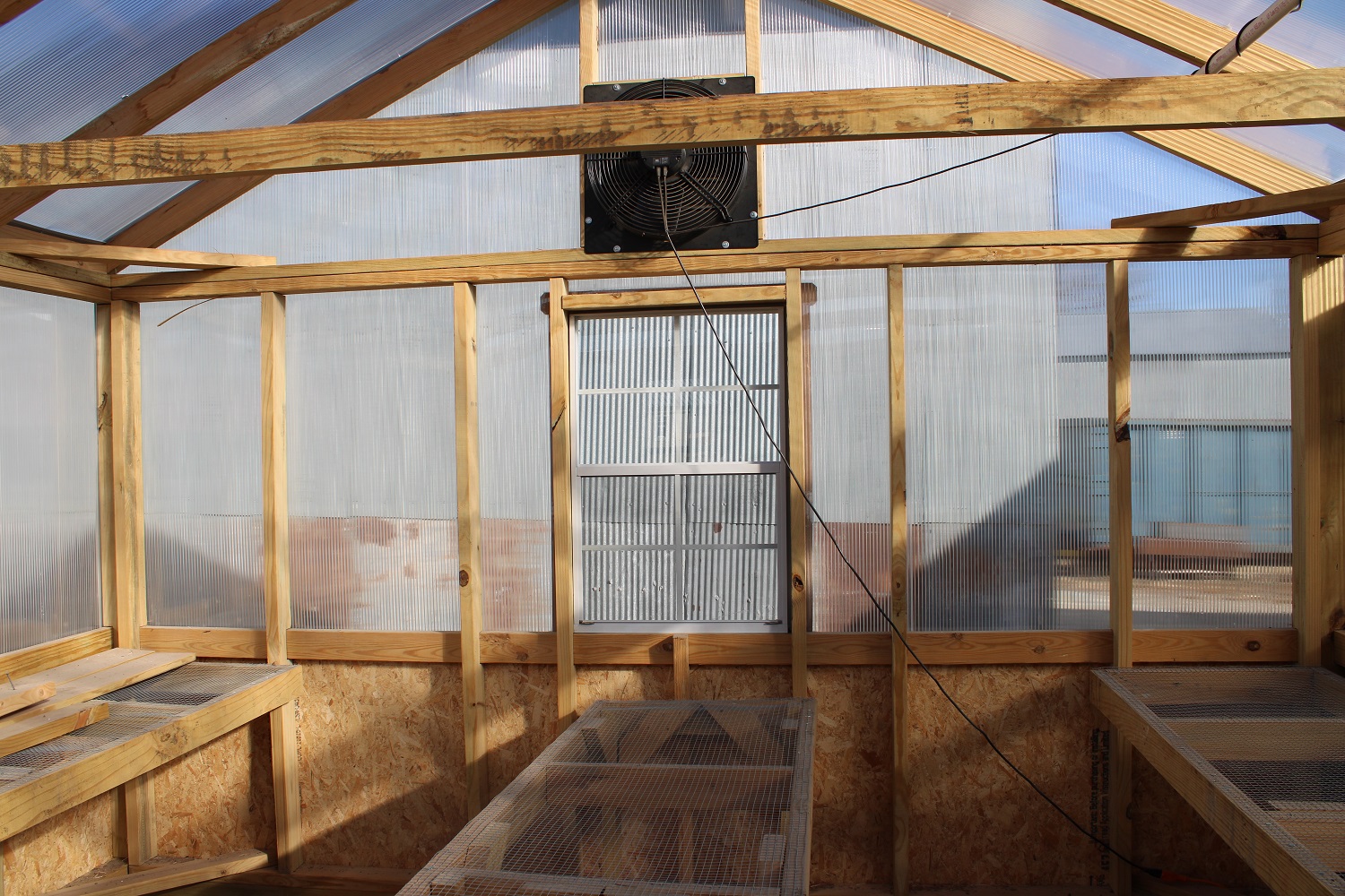 12'x12' Portable Greenhouse with Electric Exhaust Fan, Shelves and ...