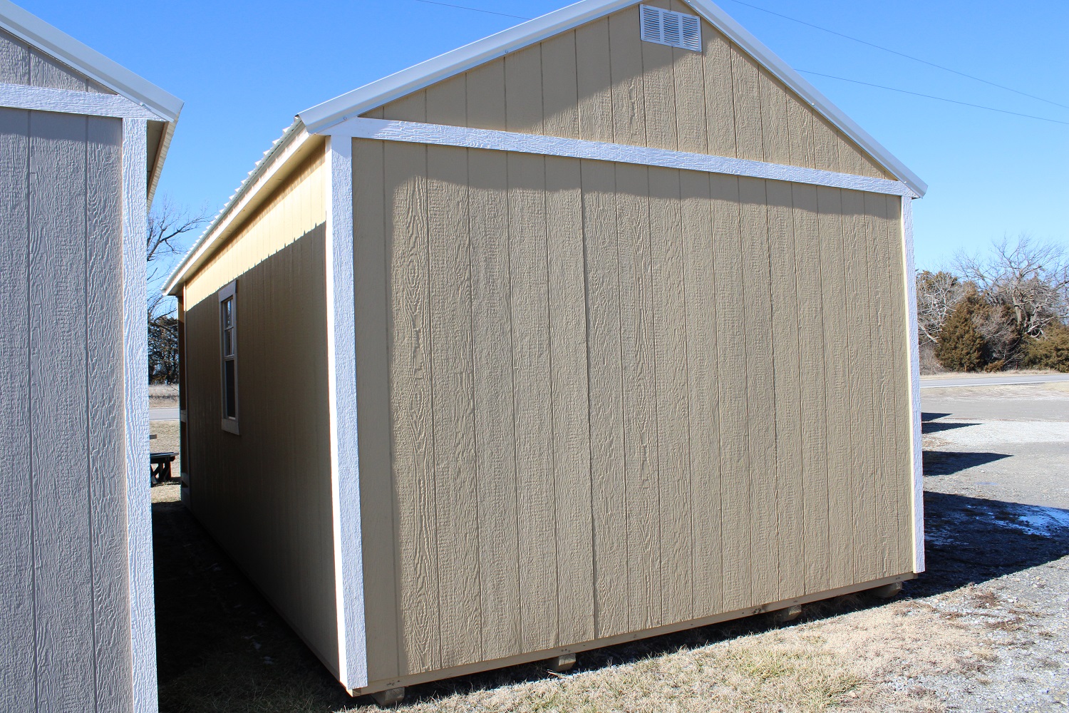 10% Winter Sale. 12'x24' Cabin Derksen Portable Buildings - Projective ...