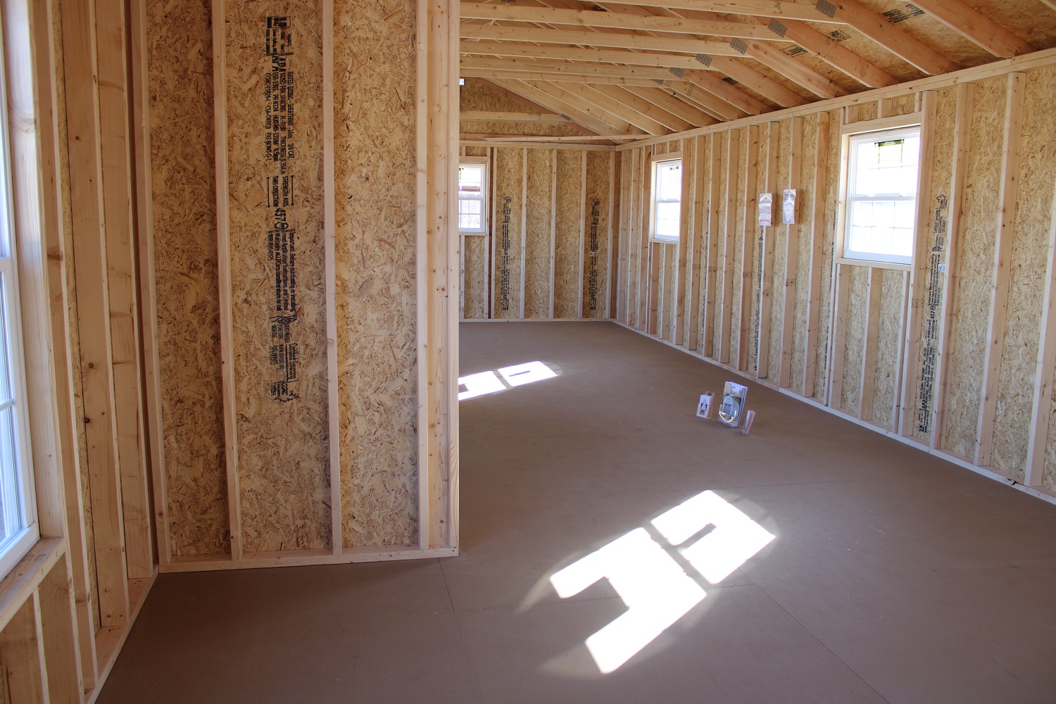 16'x40' Side Cabin with Dormers by Derksen Portable Buildings ...