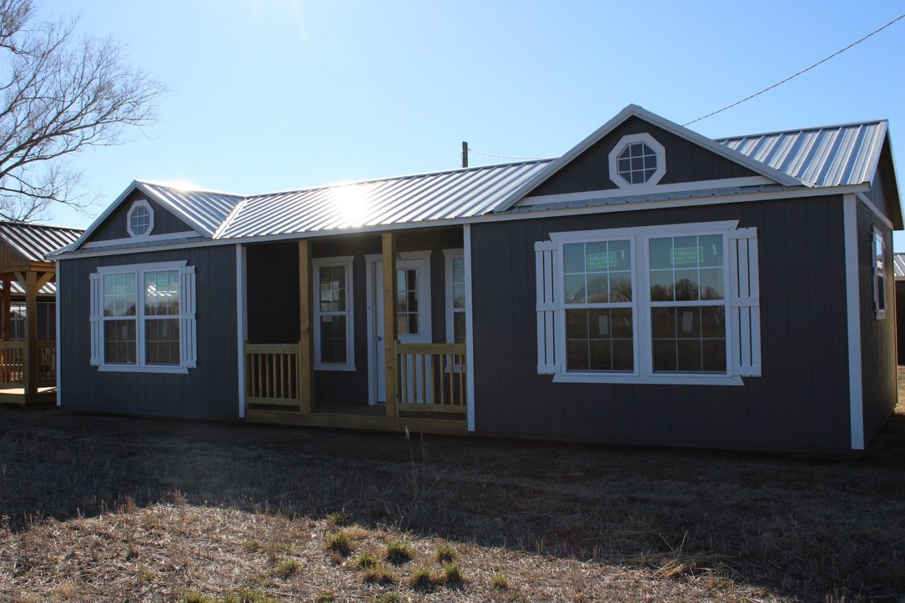16'x40' Side Cabin with Dormers by Derksen Portable Buildings ...