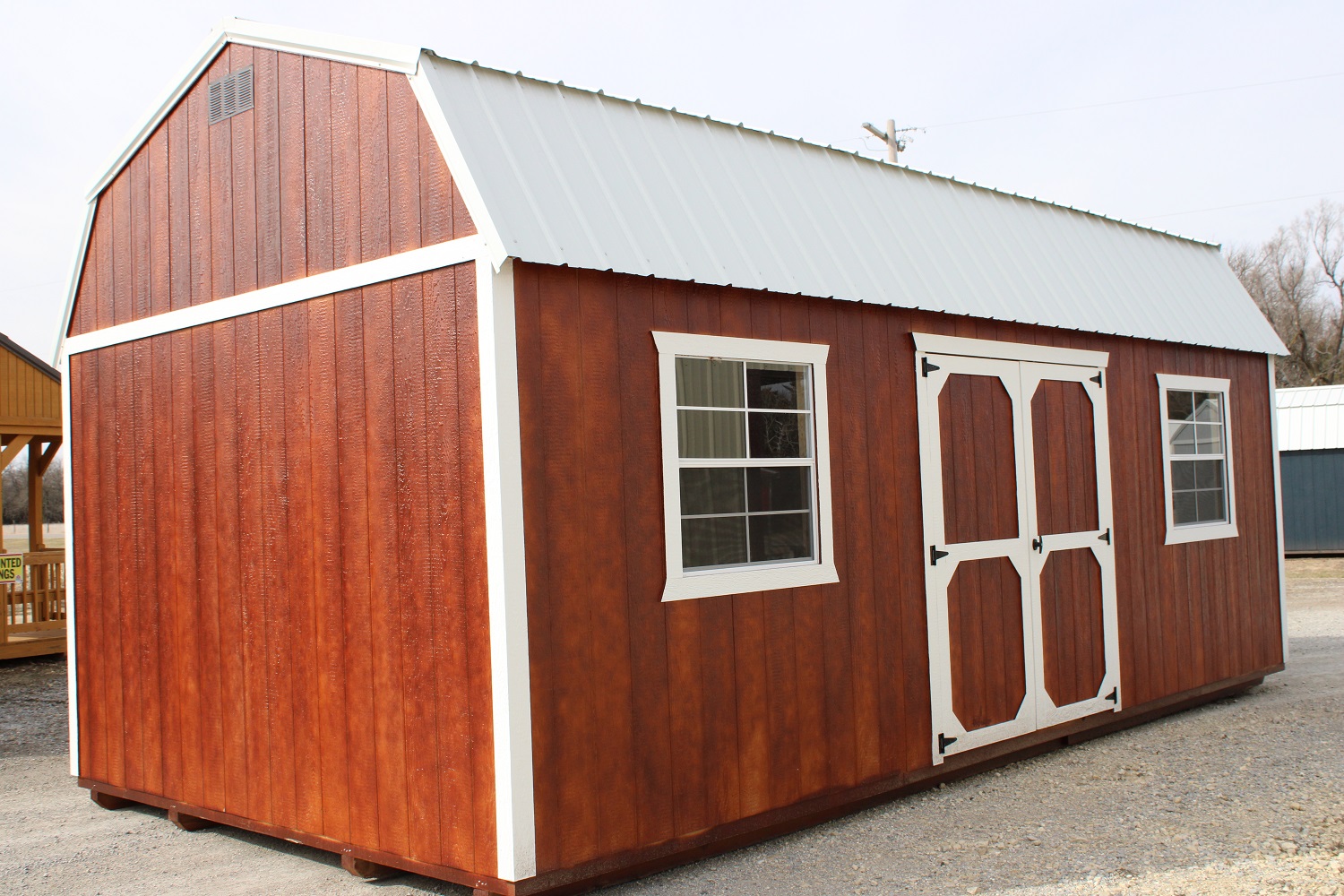 12'x24' Lofted Barn Garage With Electric by Derksen - Projective ...