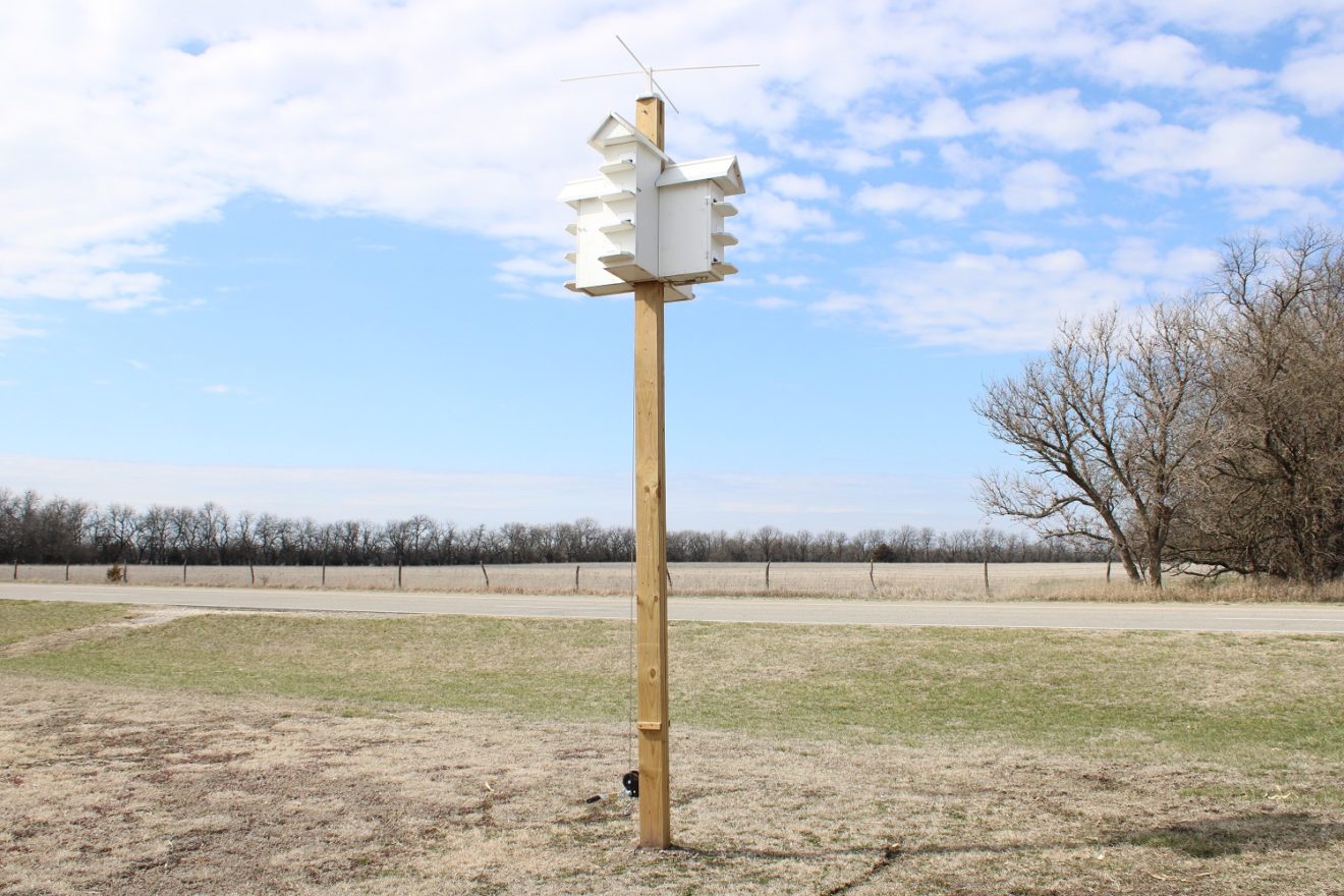 Amish-Built Purple Martin House and Winch Pole - Projective Fabrication