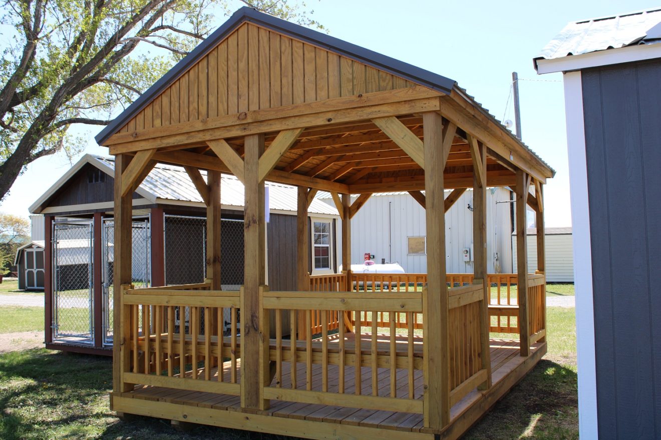 10'x16' Cabana (Gazebo, Tea House) by Derksen Portable Buildings ...
