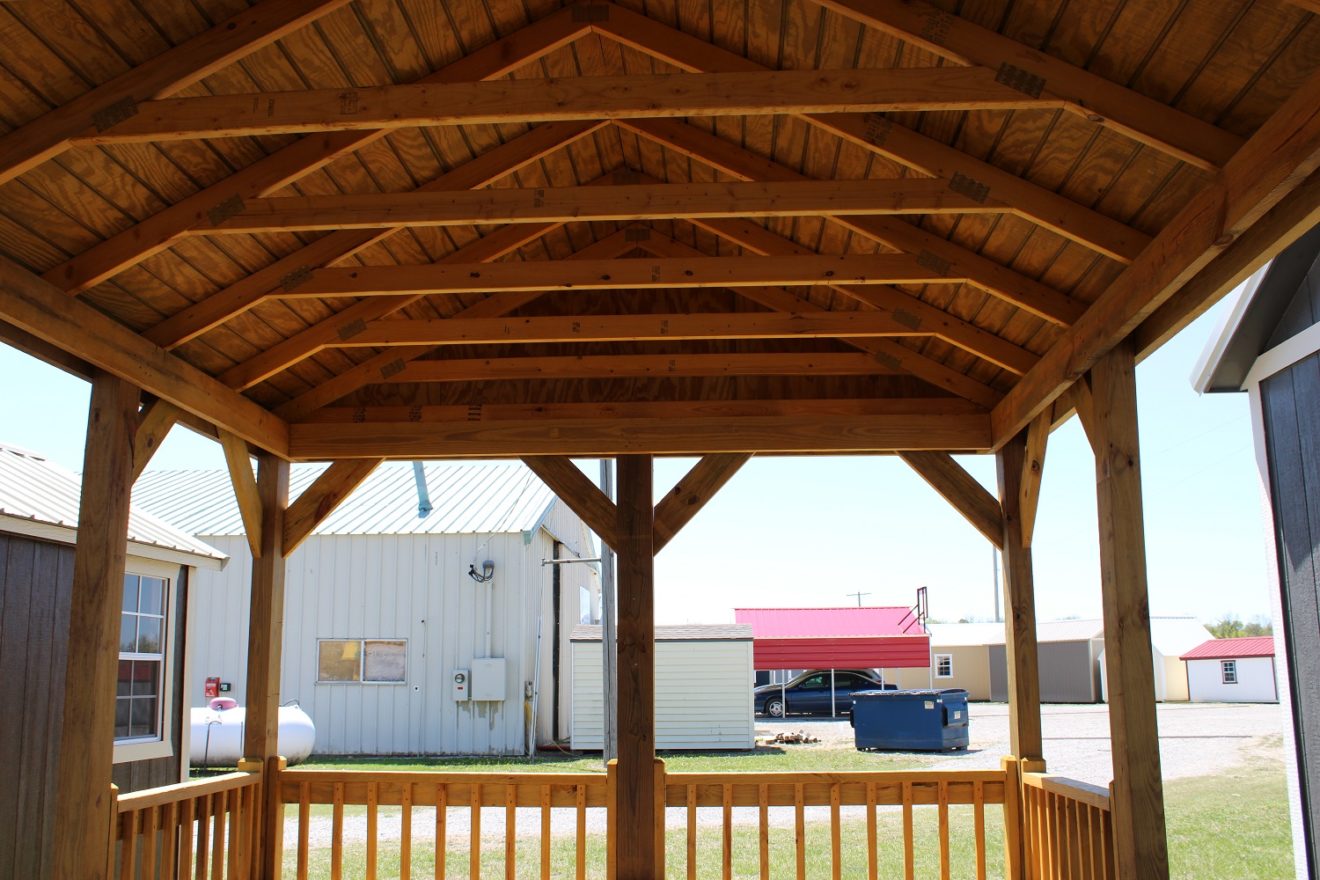 10'x16' Cabana (Gazebo, Tea House) by Derksen Portable Buildings ...