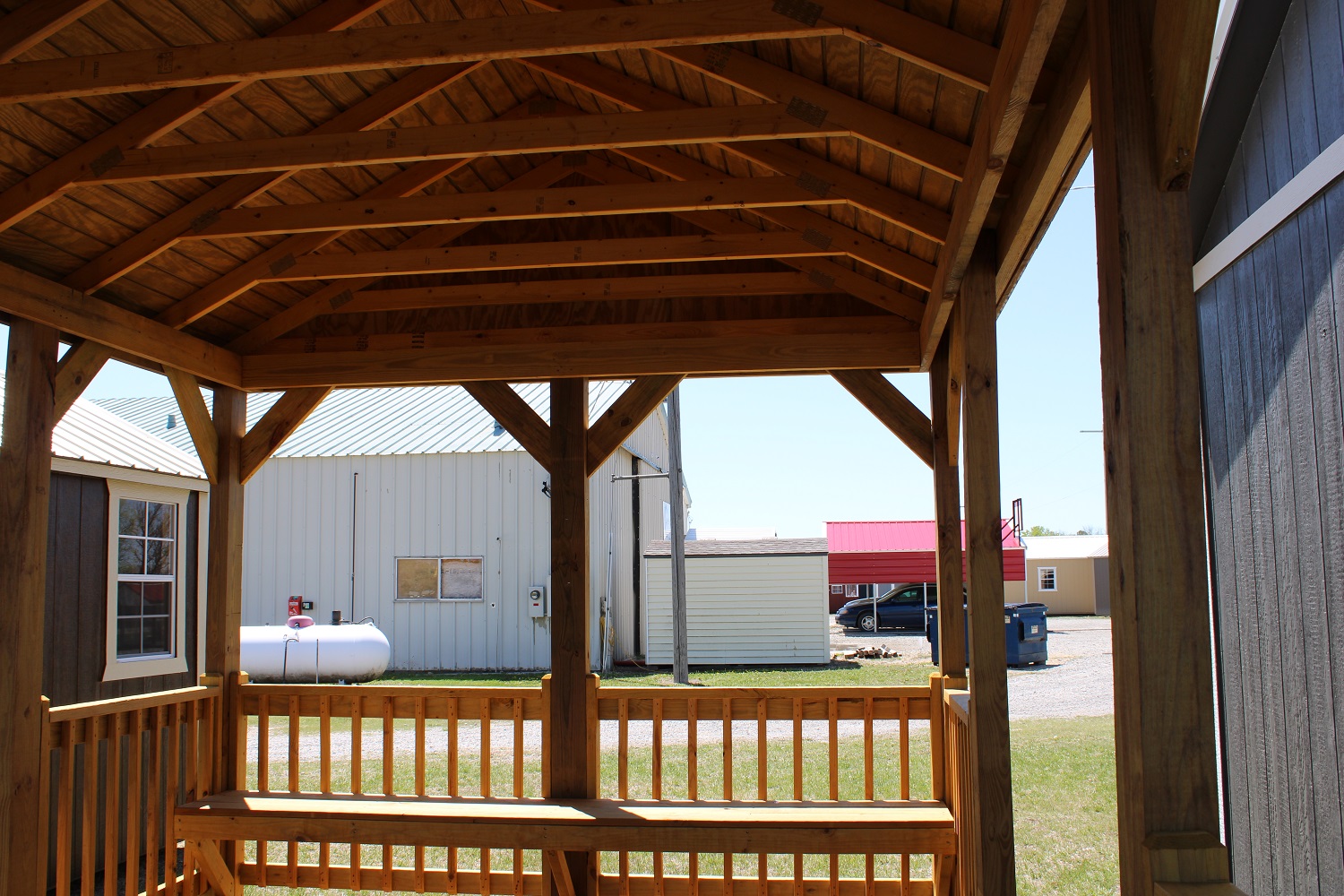 10'x16' Cabana (Gazebo, Tea House) by Derksen Portable Buildings ...
