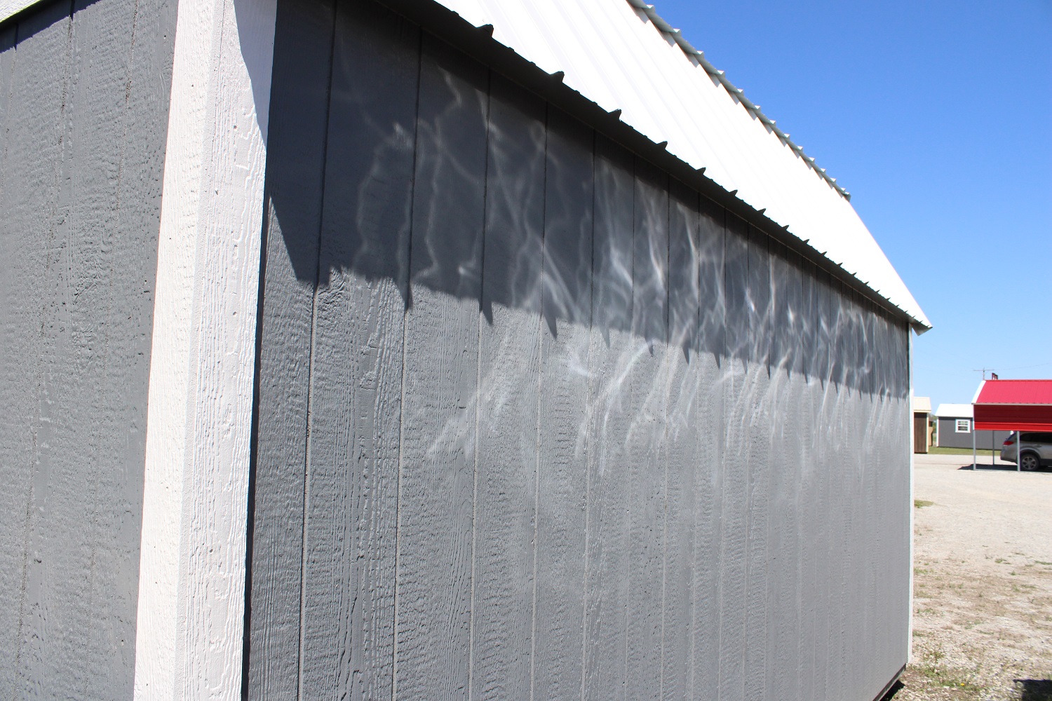 12x16 Lofted Barn by Derksen Portable Buildings - Projective Fabrication