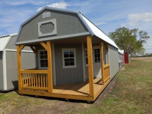 12'x32' Deluxe Lofted Barn Cabin by Derksen Portable Buildings ...