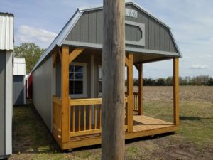 12'x32' Deluxe Lofted Barn Cabin by Derksen Portable Buildings ...