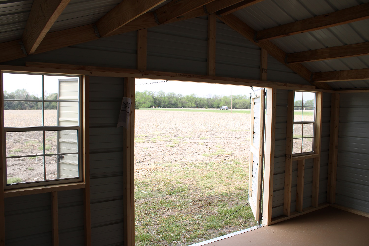 10'x16' Side Economical Metal by Derksen Portable Buildings ...