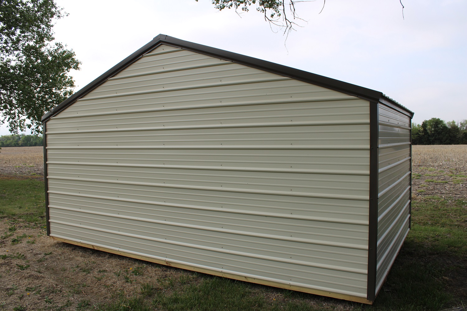 10'x16' Side Economical Metal by Derksen Portable Buildings ...