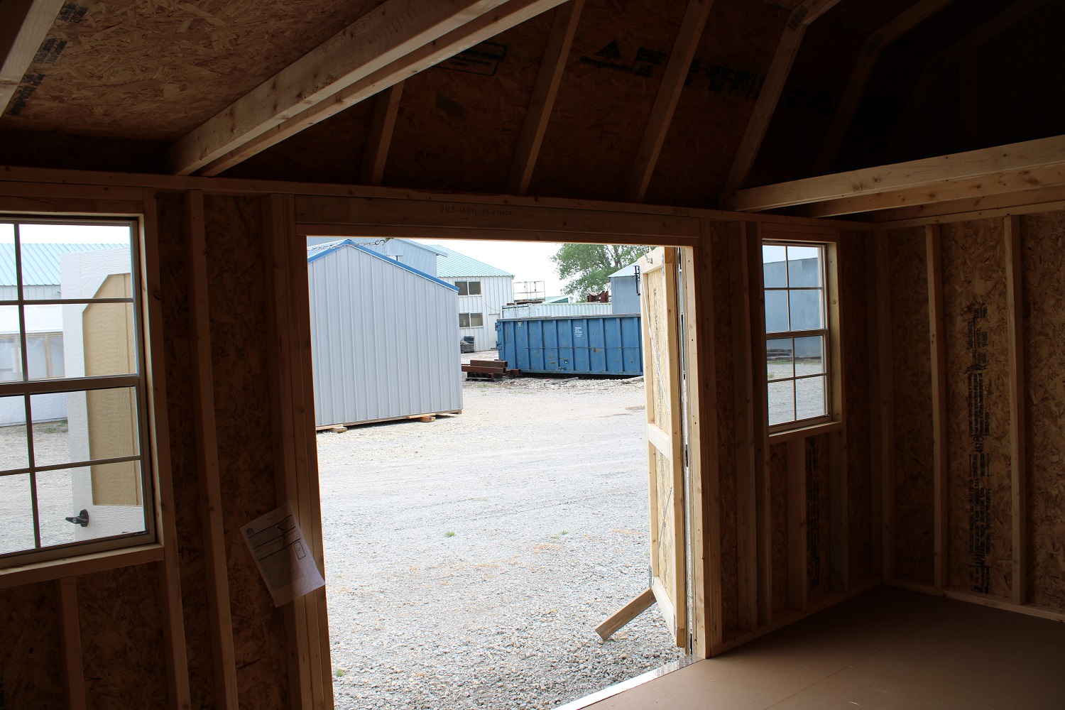 5% Summer Sale! 10'x16' Side Lofted Barn by Derksen Portable Buildings ...