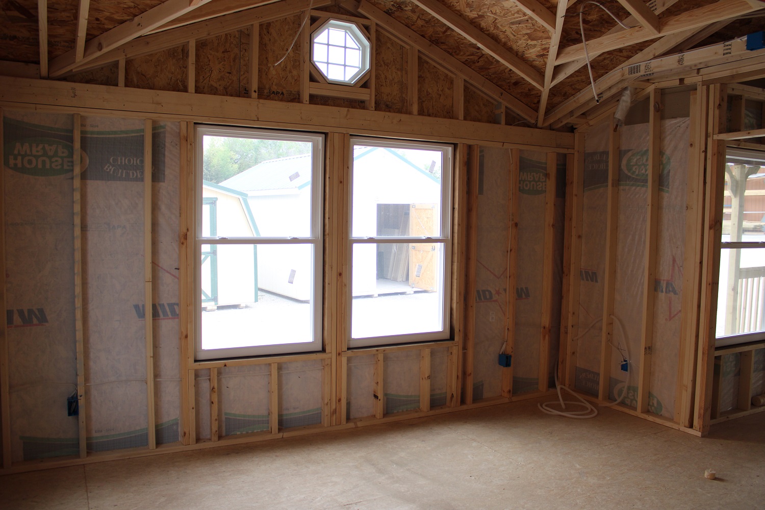 16'x42' Fully Finished Side Cabin with Peaked Dormers, Clawfoot Tub and ...