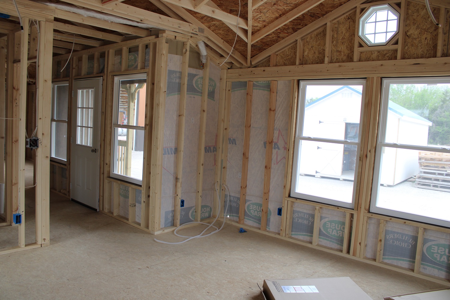 16'x42' Fully Finished Side Cabin with Peaked Dormers, Clawfoot Tub and ...