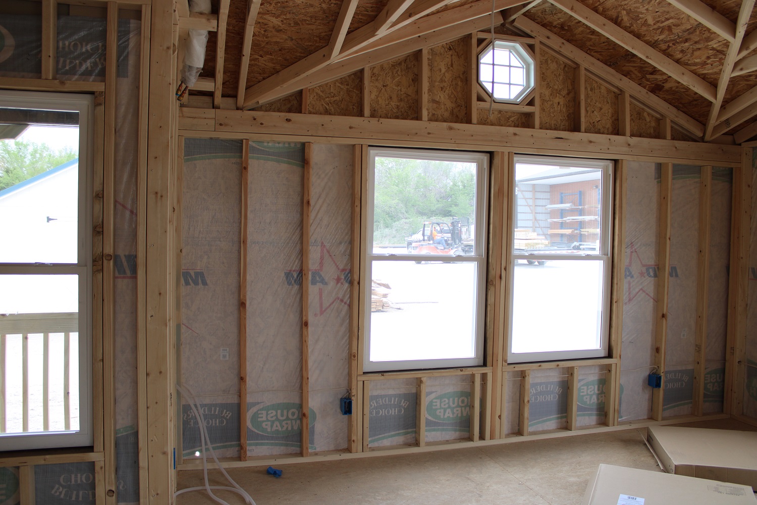 16'x42' Fully Finished Side Cabin with Peaked Dormers, Clawfoot Tub and ...