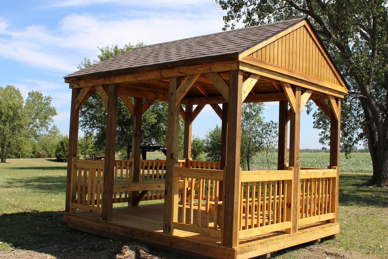 5% Fall Sale 10'x12' Cabana "Tea-House", (Gazebo). Derksen Portable ...