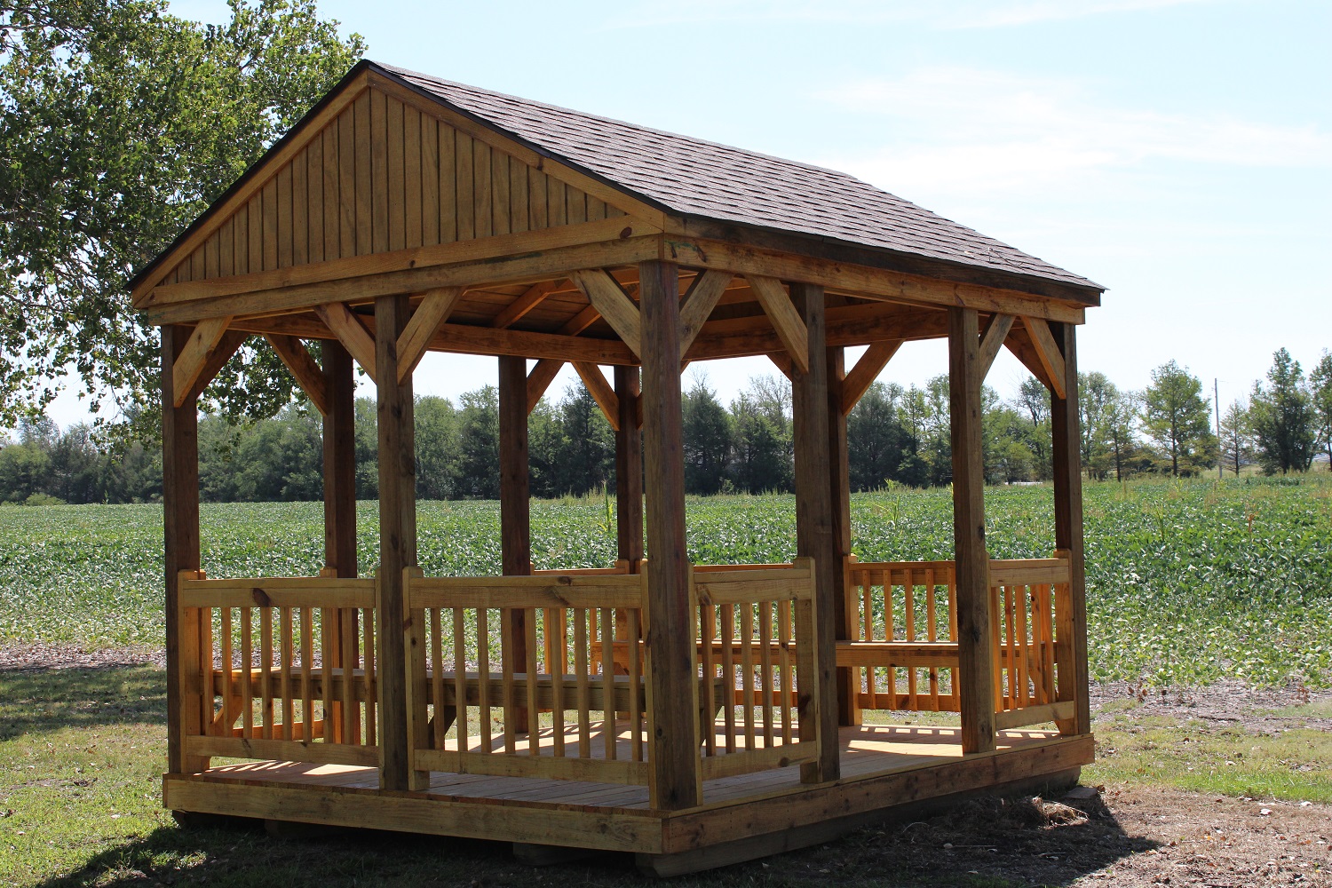 5% Fall Sale 10'x12' Cabana "Tea-House", (Gazebo). Derksen Portable ...