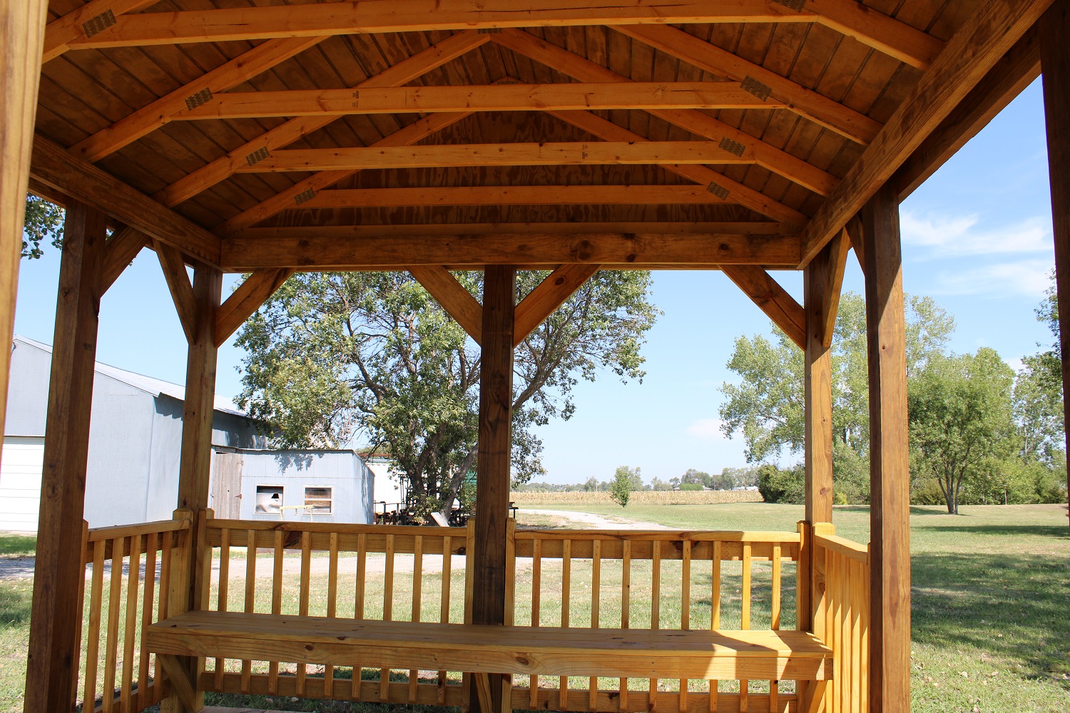 5% Fall Sale 10'x12' Cabana "Tea-House", (Gazebo). Derksen Portable ...