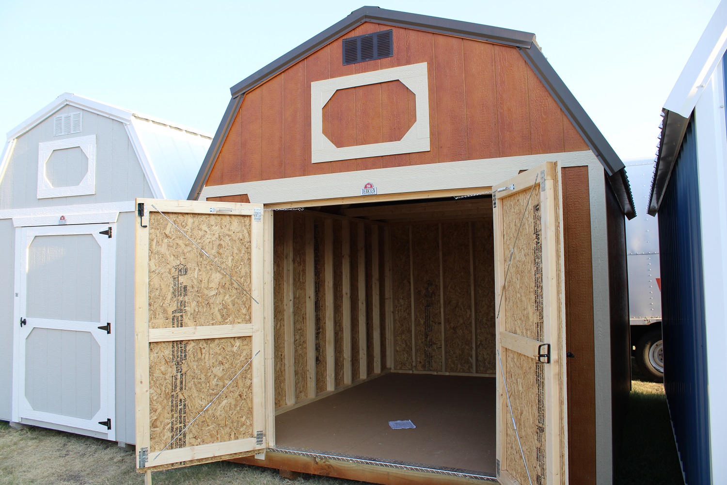 5% Fall Sale 10'x12' Lofted Barn with Cedar Urethane by Derksen ...