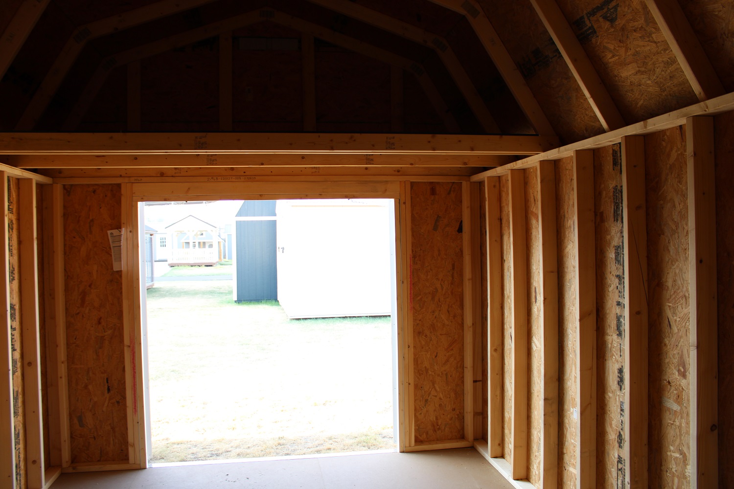 5% Fall Sale 10'x16' Z-Metal (Vertical Metal) Lofted Barn - Projective ...