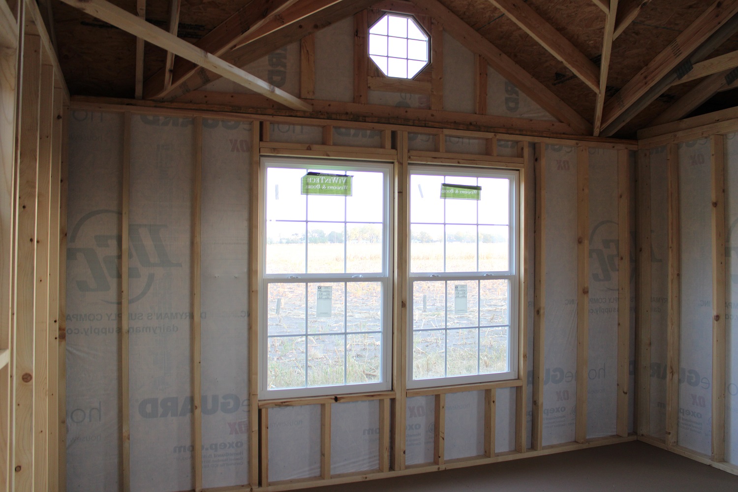 5% Fall Sale 16'x40' Side Cabin with Sunburst Dormers, Thermal Pane ...