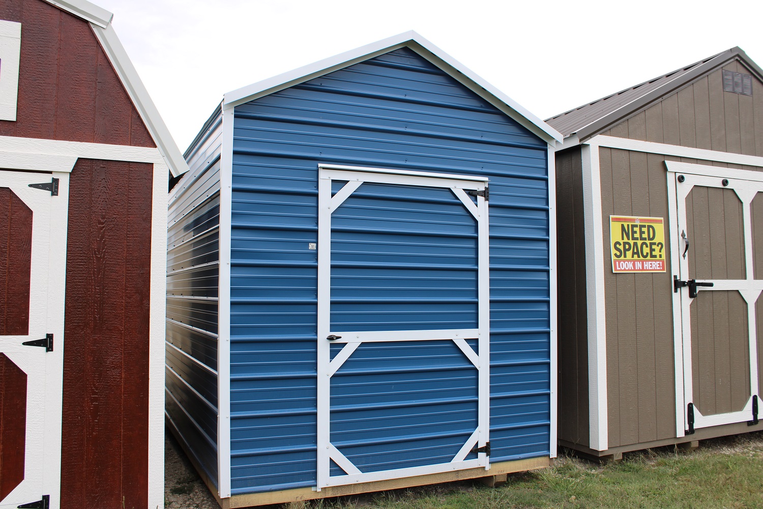 5% Fall Sale. 8'x12' Horizontal Metal Utility Derksen Portable ...