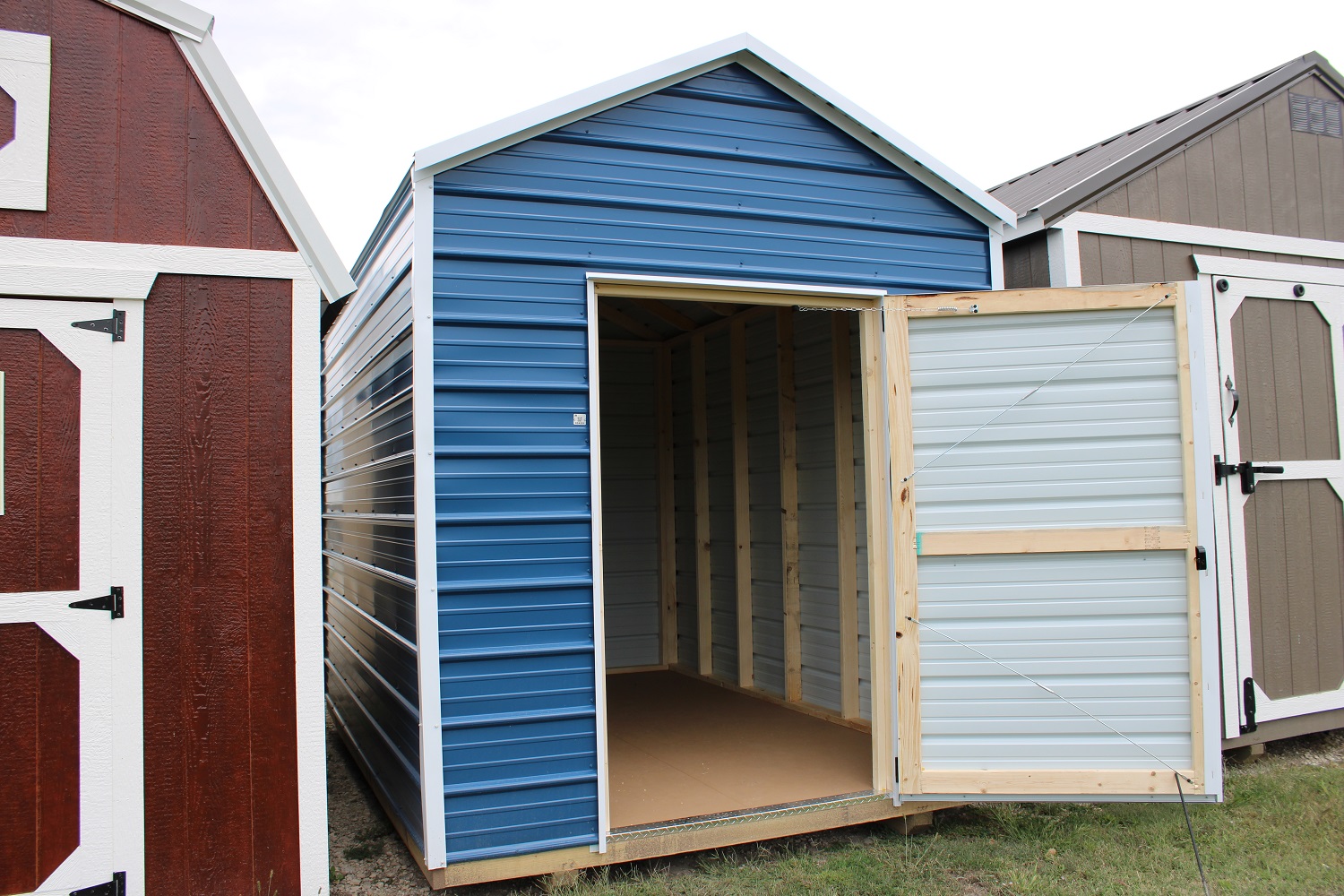 5% Fall Sale. 8'x12' Horizontal Metal Utility Derksen Portable ...