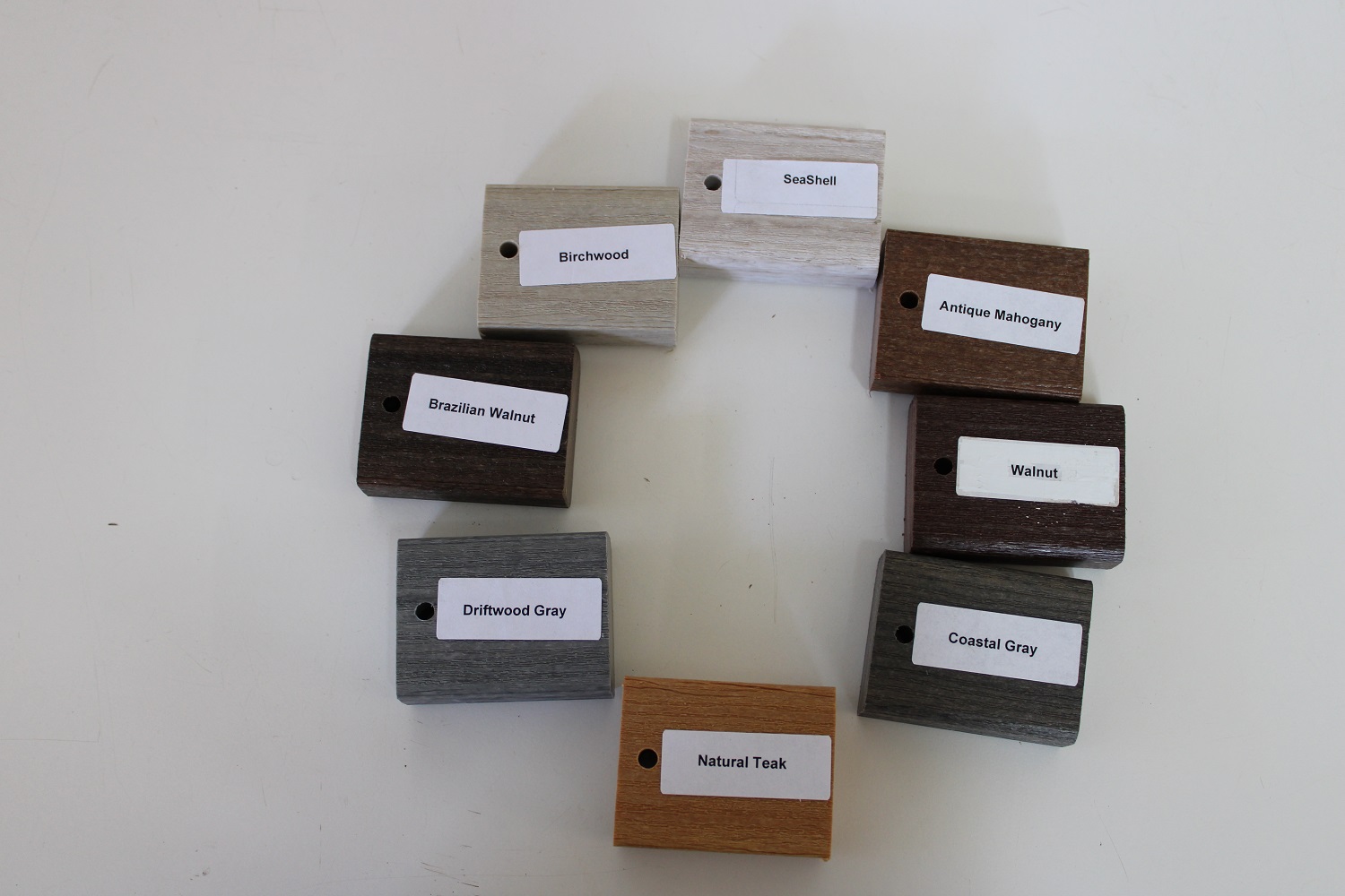 Composite Poly Octagon Picnic Table Wood Grain with Walnut - Projective ...