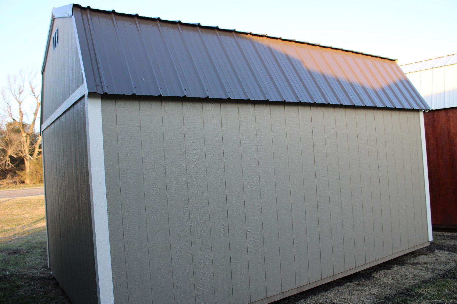 5% Winter Sale: 10'x16' Side Lofted Barn by Derksen Portable Buildings ...