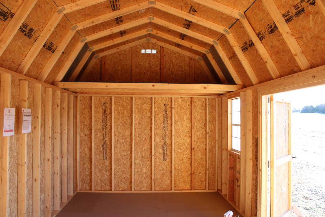 5% Winter Sale 10'x20' Side Lofted Barn by Derksen Portable Buildings ...