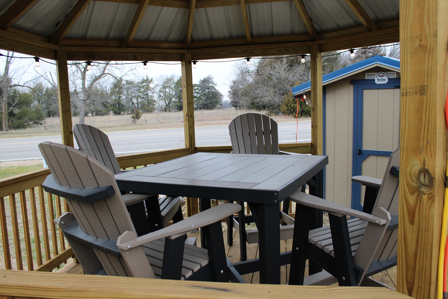 Composite Poly Bar Height Table and Chair Set. $2,895 - Projective ...