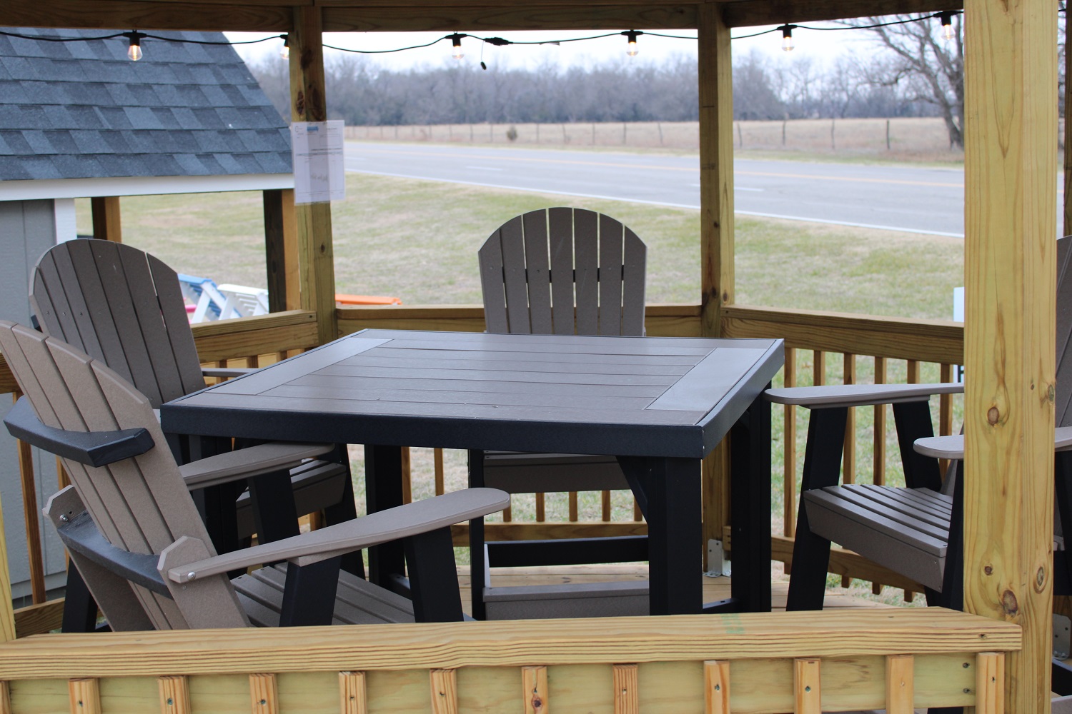 Composite Poly Bar Height Table and Chair Set. $2,895 - Projective ...