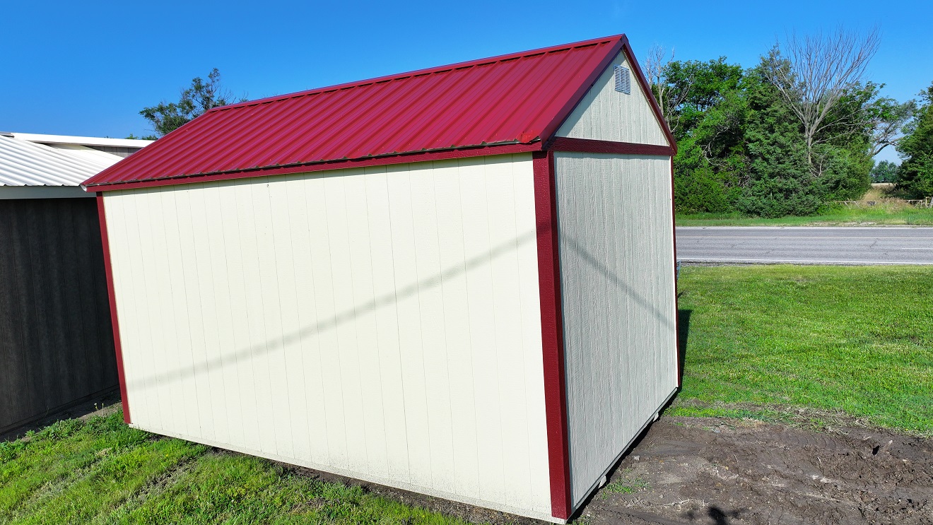 5% Summer Sale: 10'x16' Side Utility with Windows and Flower Boxes ...