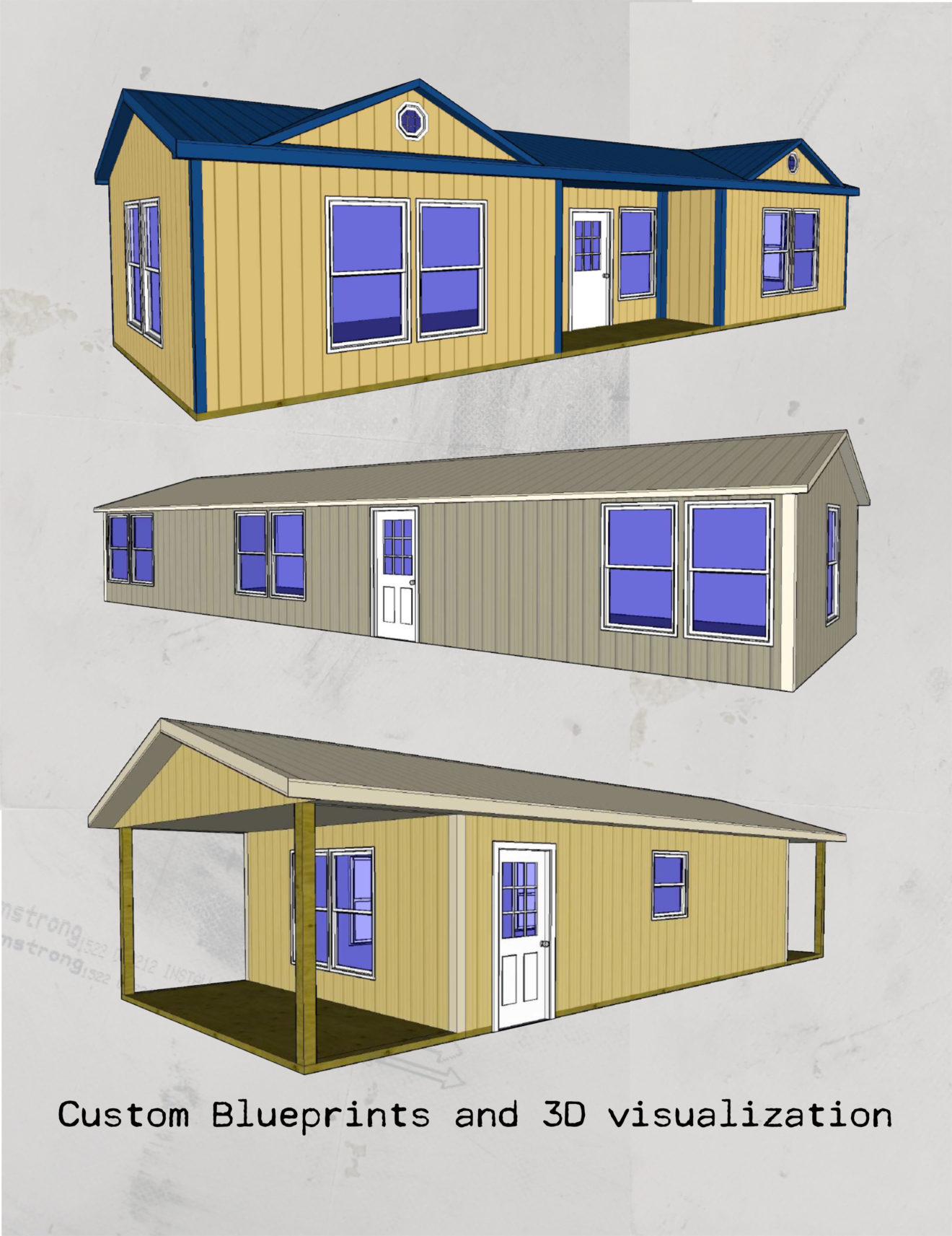 Fully Finished Cabins (Tiny Homes) and Unfinished Shell Buildings ...