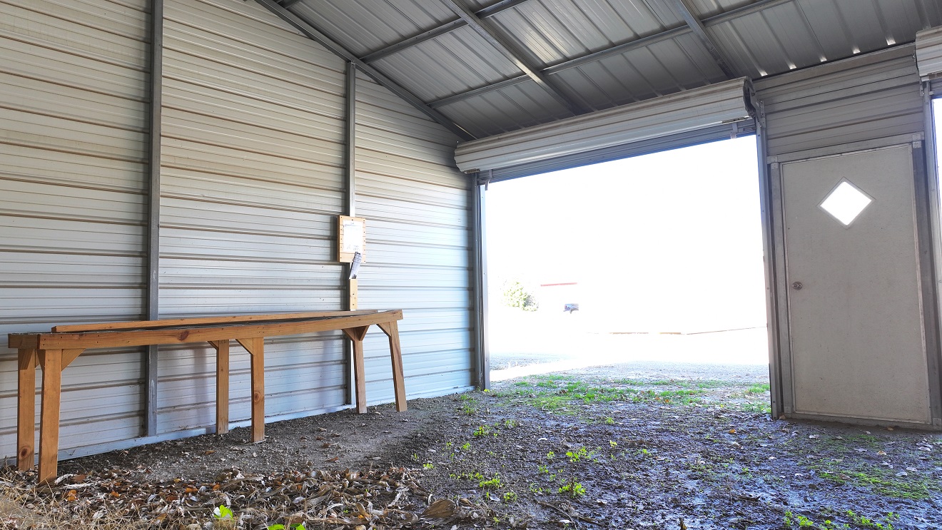 24'x25'x9' Enclosed Side Garage - Projective Fabrication