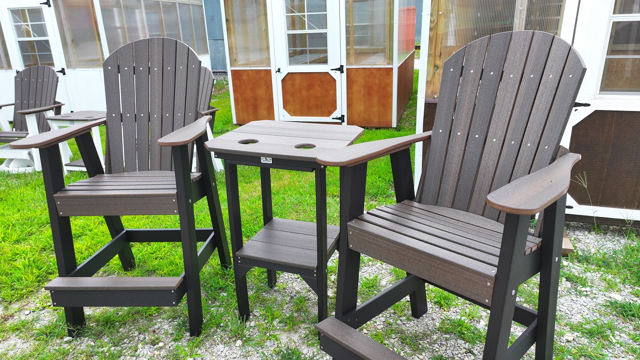 Composite Poly Bar Ht. Pair and Table Set - Projective Fabrication